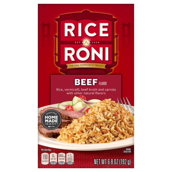 Rice-A-Roni Rice, Beef Flavor Same-Day Delivery or Pickup | Cub