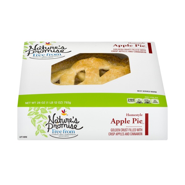 Nature's Promise Homestyle Apple Pie (28 oz) - Instacart
