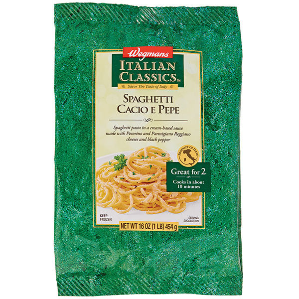 Wegmans Wegmans Spaghetti Cacio E Pepe Pasta In A Cream-based Sauce ...