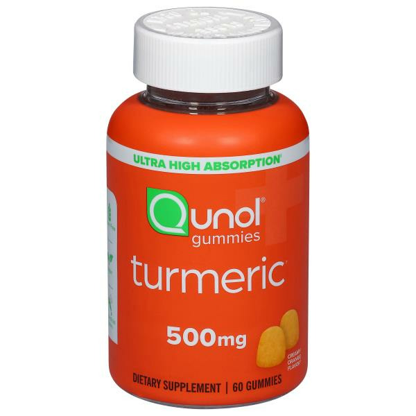 Publix Qunol Turmeric Complex, 500 mg, Creamy Orange Flavor, Gummies ...