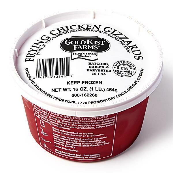 Gold Kist Farms All Natural Frying Chicken Gizzards Same-Day Delivery ...