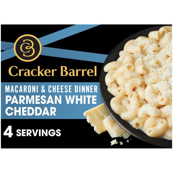 Cracker Barrel Parmesan White Cheddar Macaroni & Cheese Dinner Same-Day ...