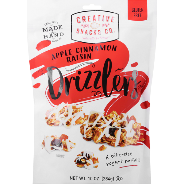 Creative Snacks Co. Drizzlers, Apple Cinnamon Raisin (10 oz) - Instacart