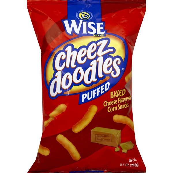 Wise Cheez Doodles, Baked, Puffed (8.5 oz) - Instacart