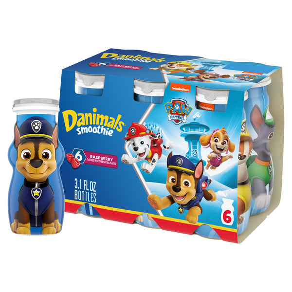 Danimals Smoothie, Ruff-Ruff Raspberry Flavor, Paw Patrol Same-Day ...