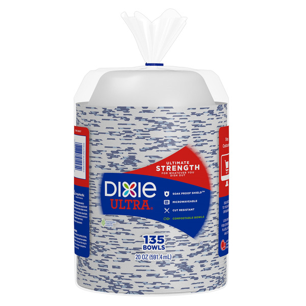 Dixie Wildflower Ultra Paper Bowls Same-Day Delivery | Costco Business ...