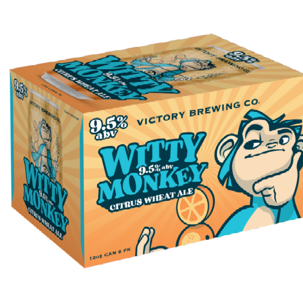 Victory Brewing Company Witty Monkey, Citrus Wheat Ale Same-Day ...