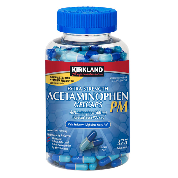 Kirkland Signature 500 Milligram Extra Strength Rapid Release ...