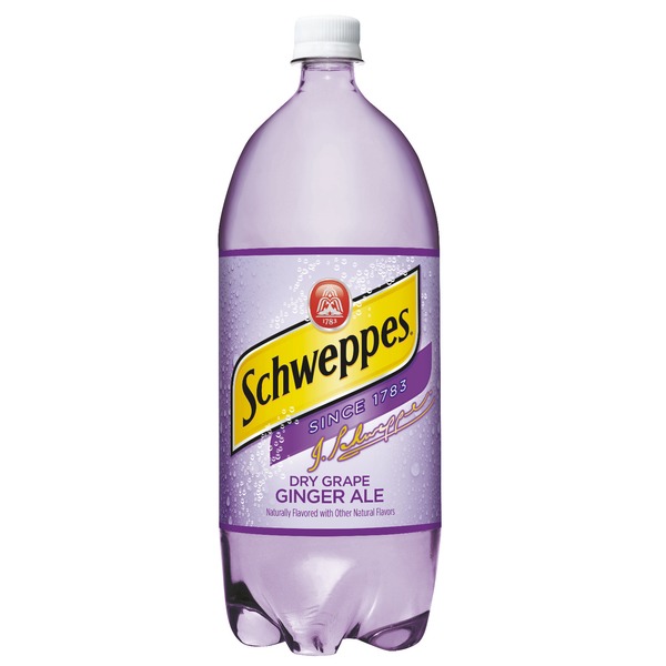 Schweppes Dry Grape Ginger Ale (2 L) - Instacart