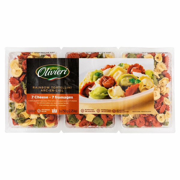 Olivieri 7 Cheese Rainbow Tortellini Pasta Same-Day Delivery | Costco