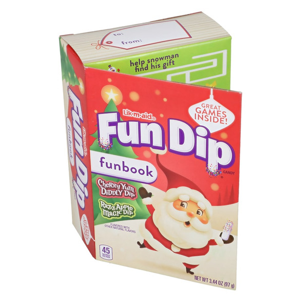 Fun Dip Funbook Lik-m-Aid CherryYum Diddly Dip/RazzApple Magic Dip ...