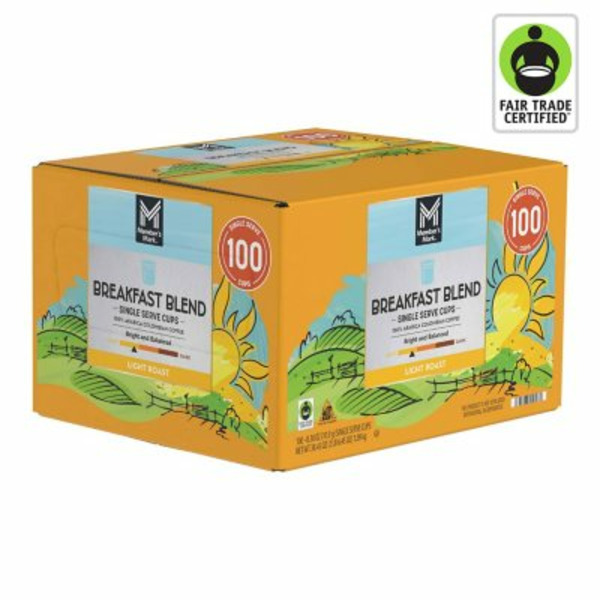 Member’s Mark Breakfast Blend Single-Serve Coffee Pods Same-Day ...
