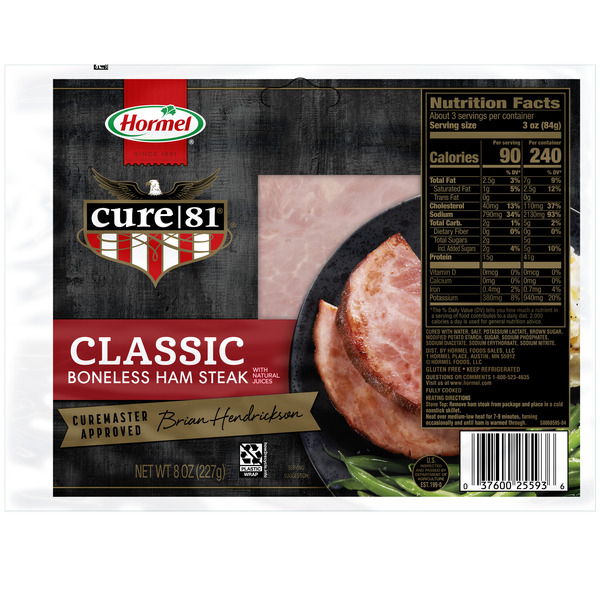 CURE 81 HORMEL CURE 81 Steak Ham Classic, 8 OZ Same-Day Delivery or ...