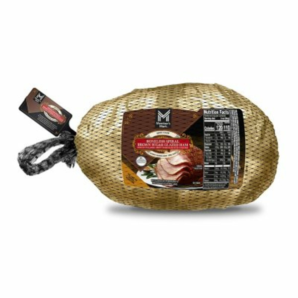 Member’s Mark Boneless Spiral-Sliced Fully-Cooked Double-Glazed Ham ...