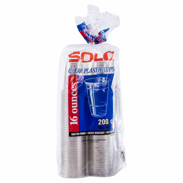 SOLO 16 Ounce Clear Cup, 200 Count Same-Day Delivery | Costco