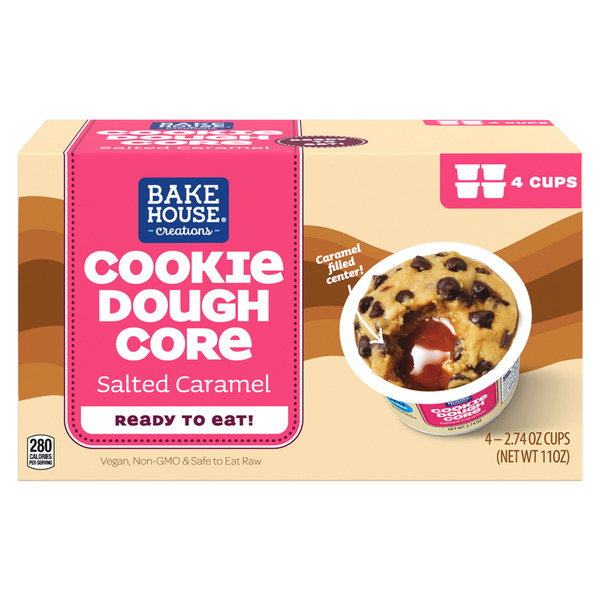 Bake House Creations Salted Caramel Cookie Dough Core, 4 Cups Same-Day ...