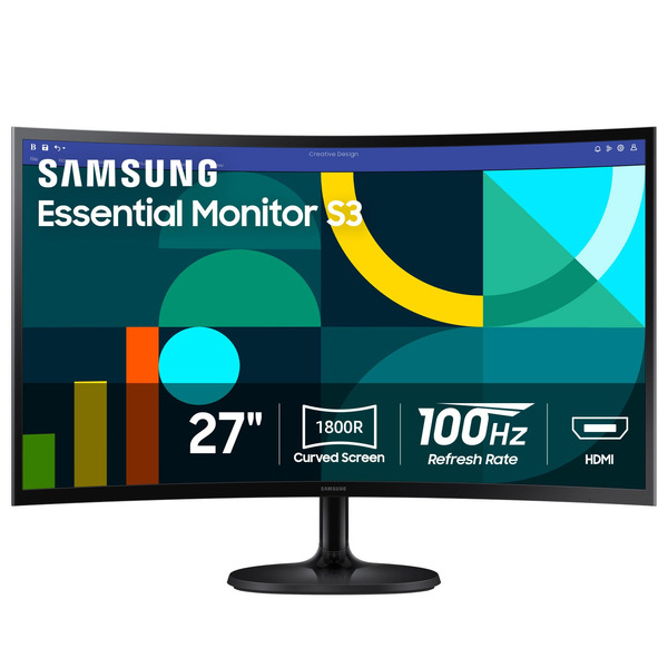 Samsung S36CG Series 27" 100Hz Curved Office Monitor Same-Day Delivery ...