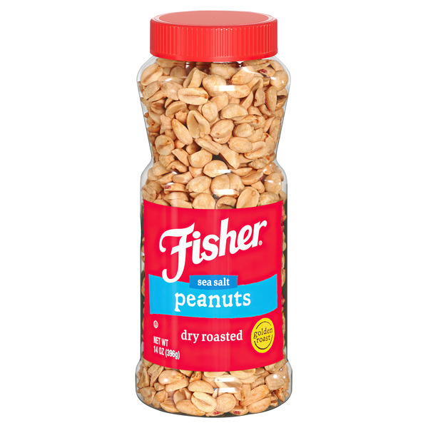 Fisher Sea Salt Dry Roasted Peanuts Same-Day Delivery or Pickup | Cub