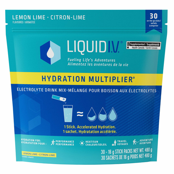Costco Liquid I.V. Hydration Multiplier Lemon Lime Flavor Electrolyte ...