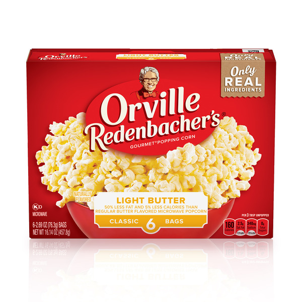 Orville Redenbacher Light Butter Popcorn, Microwave Popcorn Same-Day ...