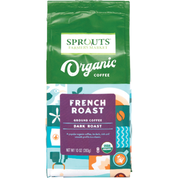 Sprouts Farmers Market Sprouts Organic French Roast Dark Blend Ground ...