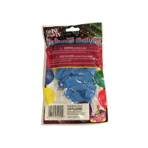 Omni Party Light Blue Helium Balloons (18 ct) - Instacart