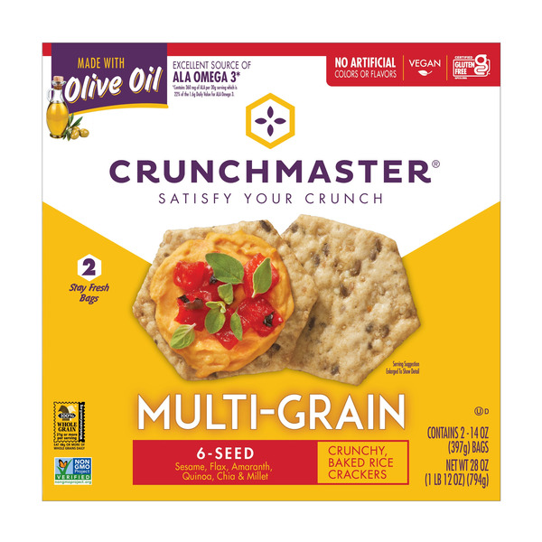 Crunchmaster Multi-Grain 6-Seed Crackers Same-Day Delivery | Costco