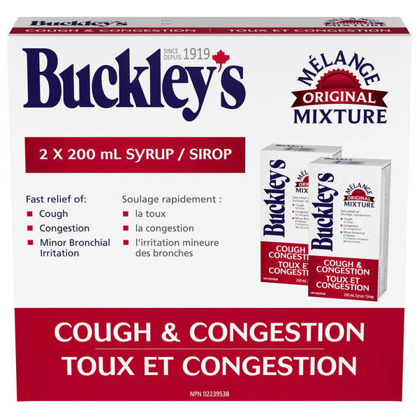 Buckleys Original Cough Congestion Syrup Same-Day Delivery | Costco