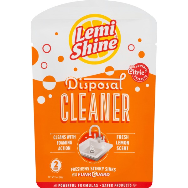 Lemi Shine Disposal Cleaner, Fresh Lemon Scent (2 oz) - Instacart