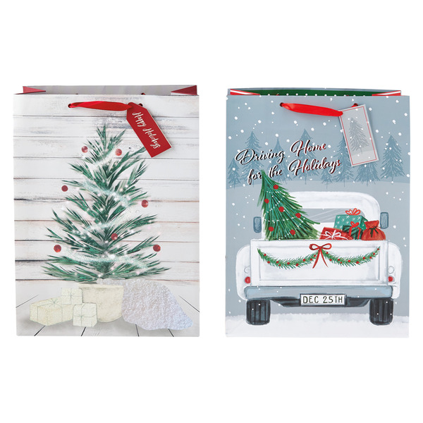 ALDI Merry Moments Traditional Farmhouse Gift Bag - XL Same-Day ...
