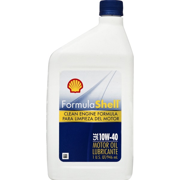 Shell Motor Oil, Clean Engine Formula, SAE 10W-40 (1 qt) - Instacart