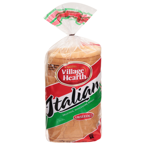 Village Hearth Bread, Italian, Unseeded Same-Day Delivery or Pickup ...