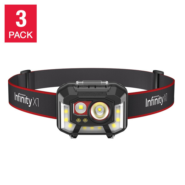 Infinity X1 700Lumens Dual Power LED Headlamps Same-Day Delivery | Costco