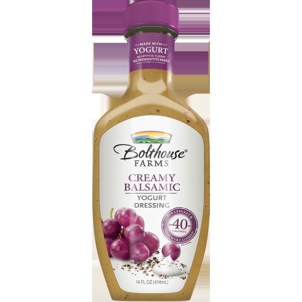 Bolthouse Farms Yogurt Dressing, Creamy Balsamic (14 oz) - Instacart