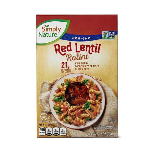 ALDI Simply Nature Red Lentil Rotini Same-Day Delivery or Pickup ...