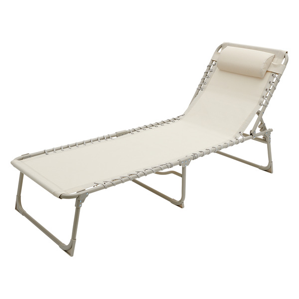 Belavi Folding Lounge Chair - Warm Gray Same-Day Delivery or Pickup | ALDI