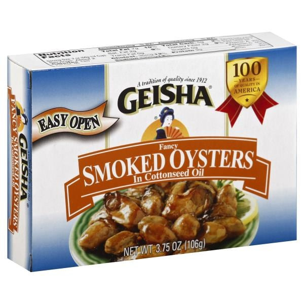 Geisha Fancy Smoked Oysters in Cottonseed Oil Same-Day Delivery or ...