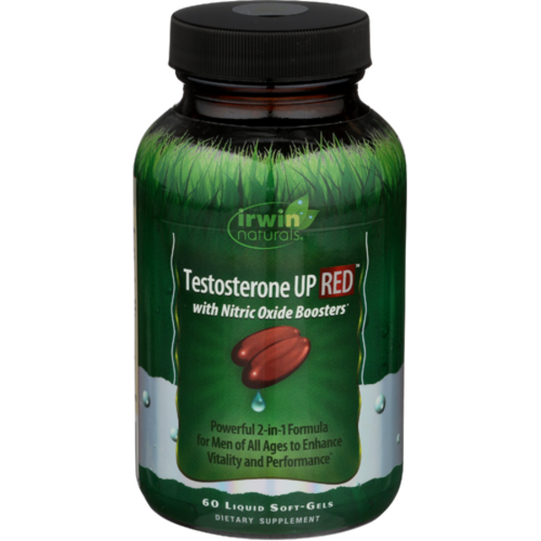 Irwin Naturals Testosterone UP Red, Liquid Soft-Gels Same-Day Delivery ...