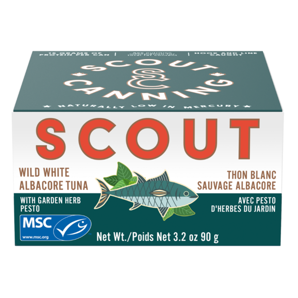 Scout Canning Wild Albacore Tuna with Garden Herb Pesto, MSC Certified ...