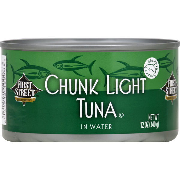 First Street Tuna, Chunk Light, in Water (12 oz) - Instacart