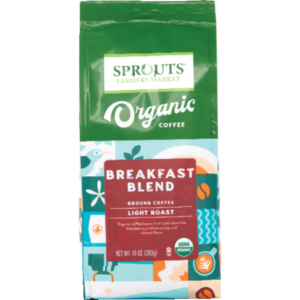 Sprouts Farmers Market Sprouts Organic Breakfast Blend Coffee Same-Day ...