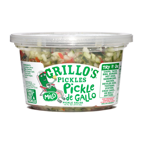 Grillo's Pickles Mild Pickle de Gallo Same-Day Delivery or Pickup | ALDI