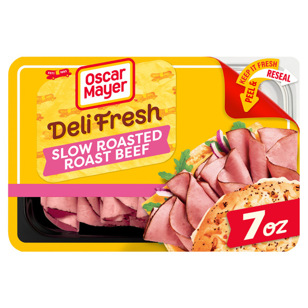 Kroger Oscar Mayer Deli Fresh Slow Roasted Roast Beef Thin Sliced ...
