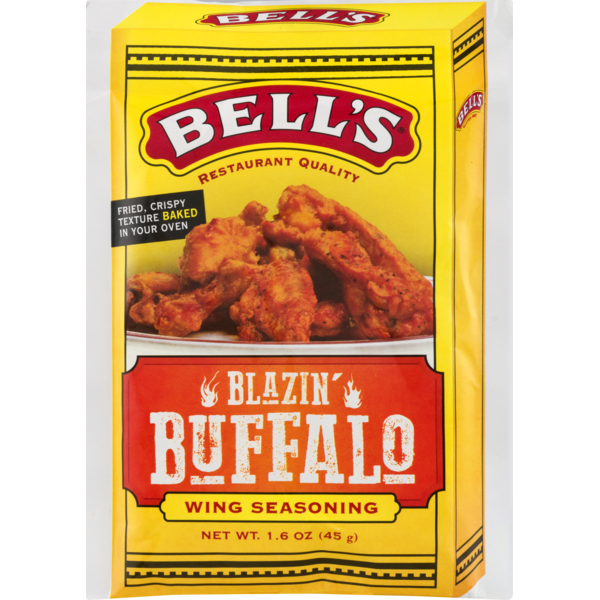 Bell's Wing Seasoning Blazin' Buffalo (1.6 oz) - Instacart