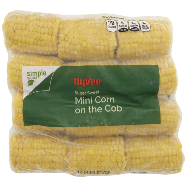 Hy-Vee Super Sweet Mini Corn On The Cob (12 ct) - Instacart