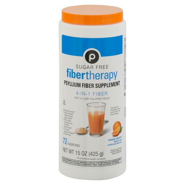 Publix Publix Fibertherapy, Sugar Free, 4-in-1 Fiber, Orange Smooth ...