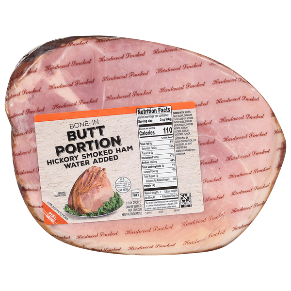 Giant Food Store Brand Fully Cooked Bone-In Hickory Smoked Shank ...