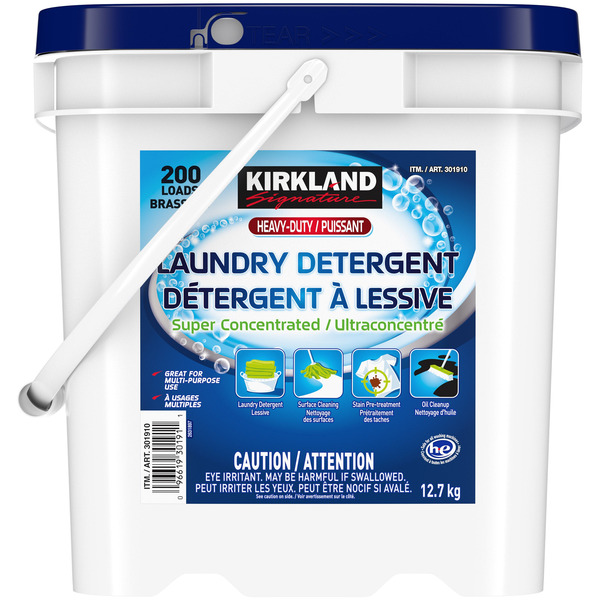 Kirkland Signature Laundry Detergent Super Concentrate Powder Same-Day ...