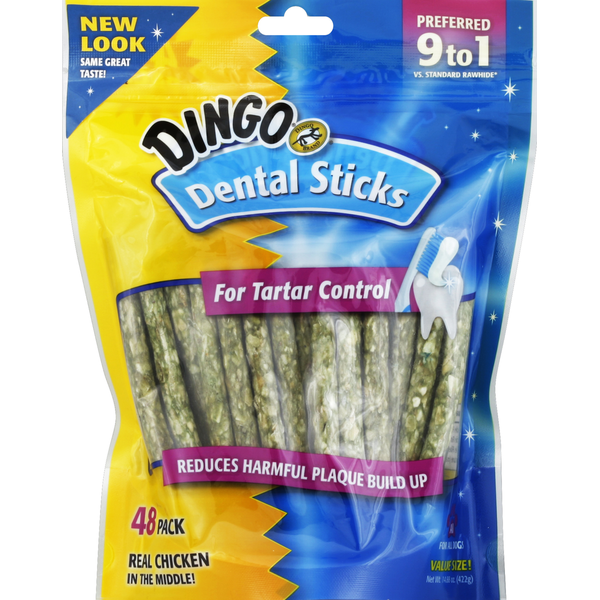 Dingo Dental Sticks, for All Dogs, Value Size Same-Day Delivery or ...