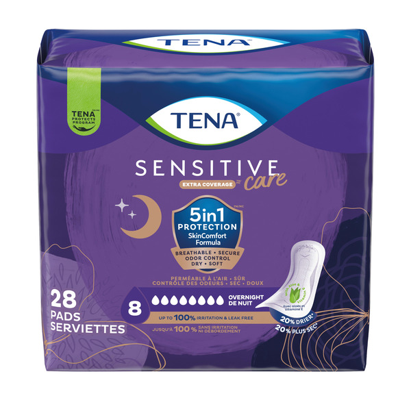 Walgreens TENA Intimates Incontinence Pads, Bladder Control ...